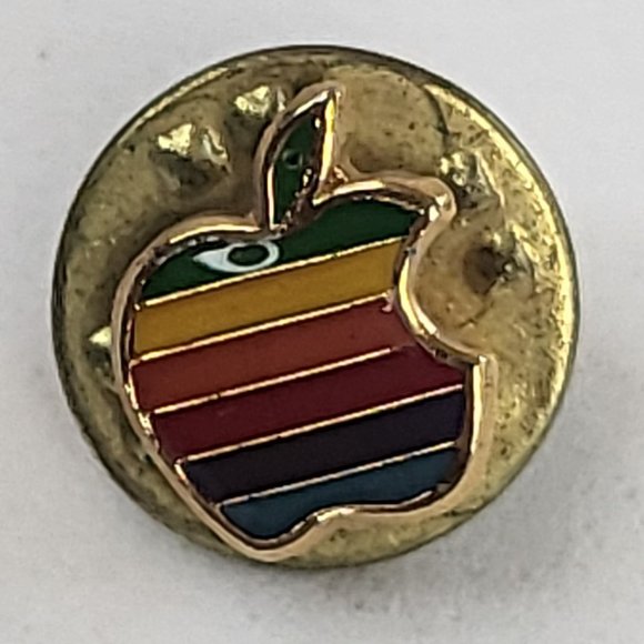 Jewelry | Vintage Apple Logo Pin | Poshmark
